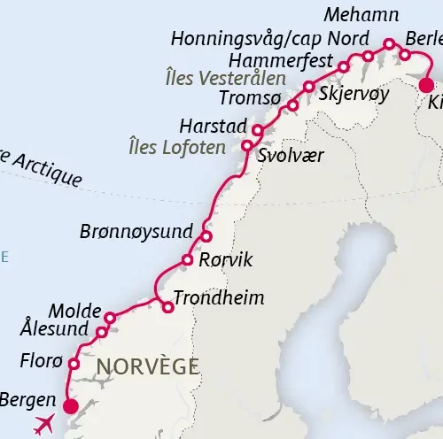 Croisière Norvège dès 2175 € avec Vol + Hébergement | Kuoni
